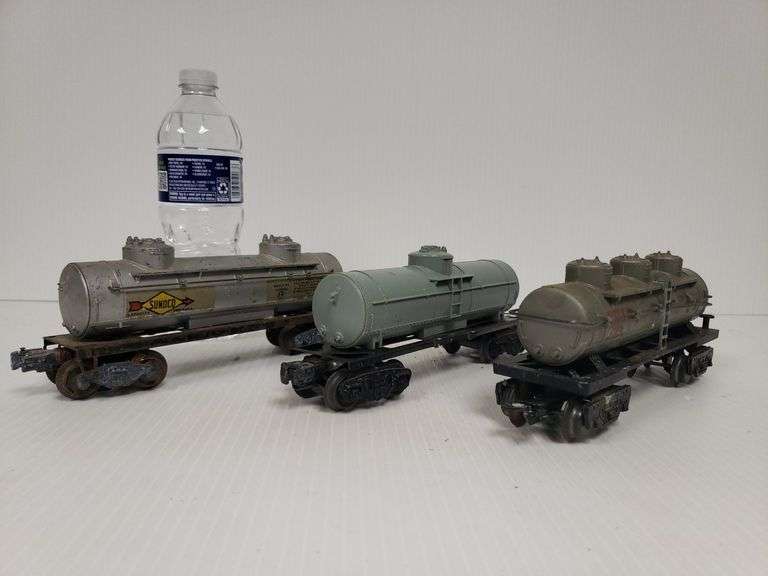 3- Train Fuel Cars - Trice Auctions
