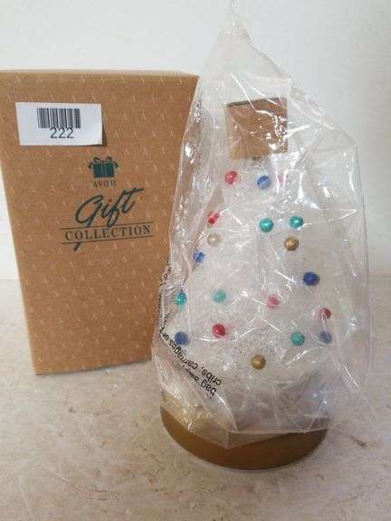 Avon Light Up Christmas Tree - Trice Auctions