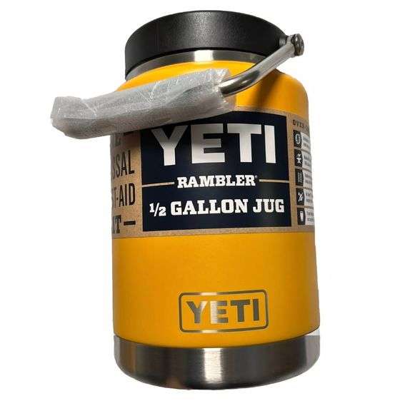 NEW Yeti Rambler Half Gallon Jug Alpine Yellow (Discontinued) - Trice ...