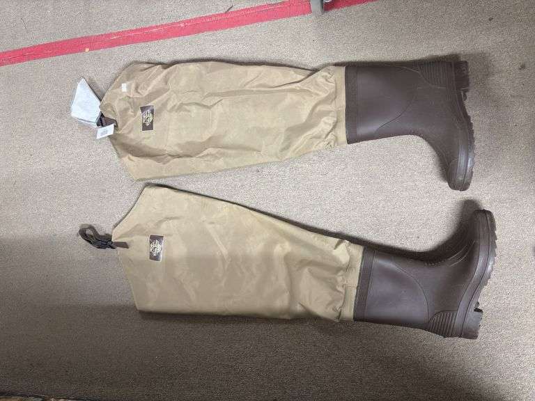 Pair of White River Thigh Waders - Size 10 - Trice Auctions
