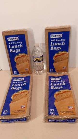 4 NEW Packs of 35 Each - true living Self-Standing Lunch Bags - Trice ...