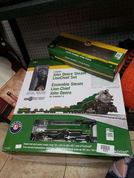 0-gauge John Deere Steam Lionchief Set Train Set - Trice Auctions