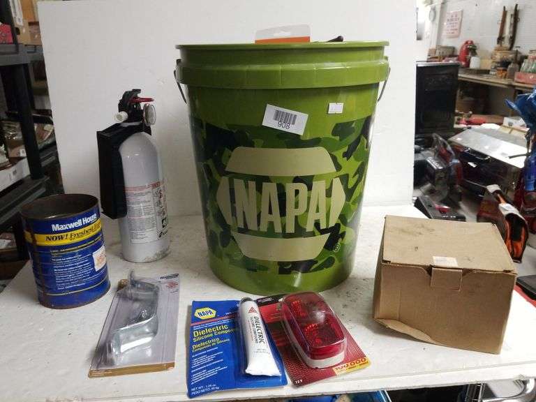 Napa Bucket With Assorted Contents - Trice Auctions