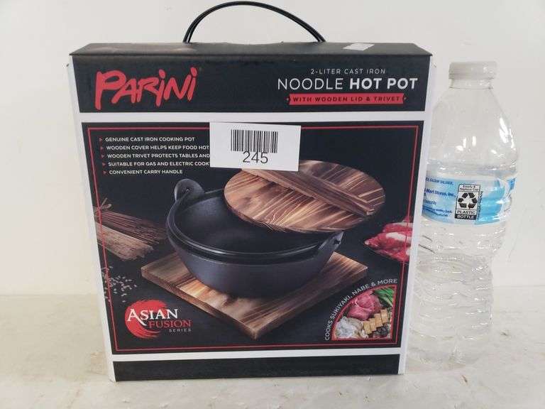 New Parini 2-liter Cast Iron Noodle Hot Pot - Trice Auctions
