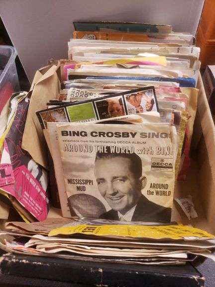 Large Lot Of 45 speed Records - Trice Auctions