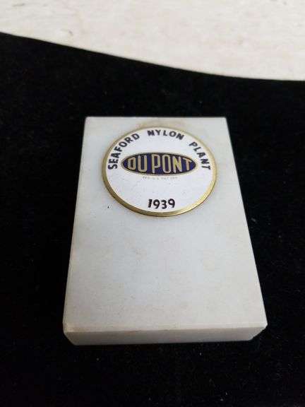 Seaford Nylon Plant Dupont Display - Trice Auctions