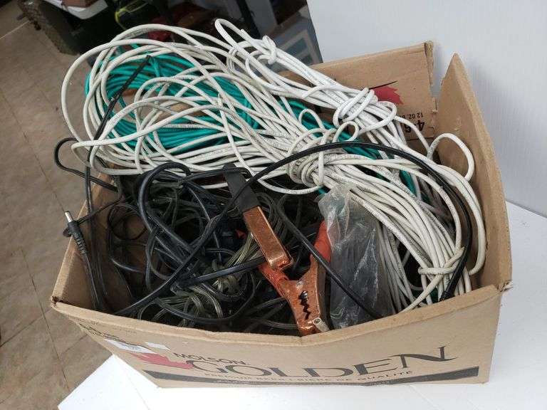 Large Box Of Wire - Trice Auctions