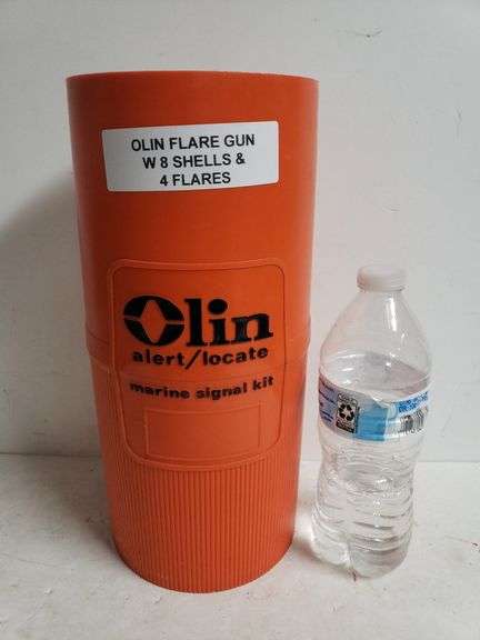 Olin Flare Gun W/8 Shells & 4 Flares - Trice Auctions
