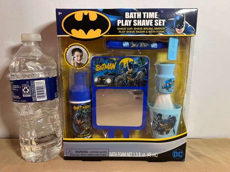 DC Batman Bath Time Play Shave Set - Trice Auctions