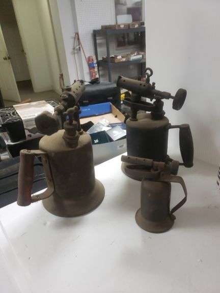 Three Vintage Gas Torches - Trice Auctions