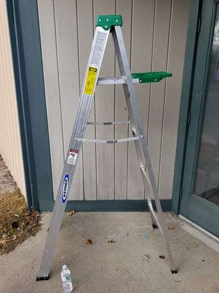 6ft Werner Painters Ladder ( Like New) - Trice Auctions