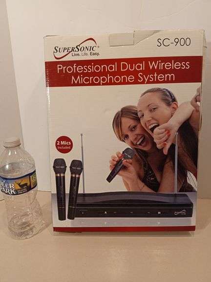 SuperSonic Professional Dual Wireless Microphone System SC-900 - Trice ...