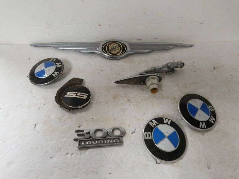 Lot of Auto Emblems: Chrysler, Jaguar, BMW, SS, 300 Touring - Trice ...