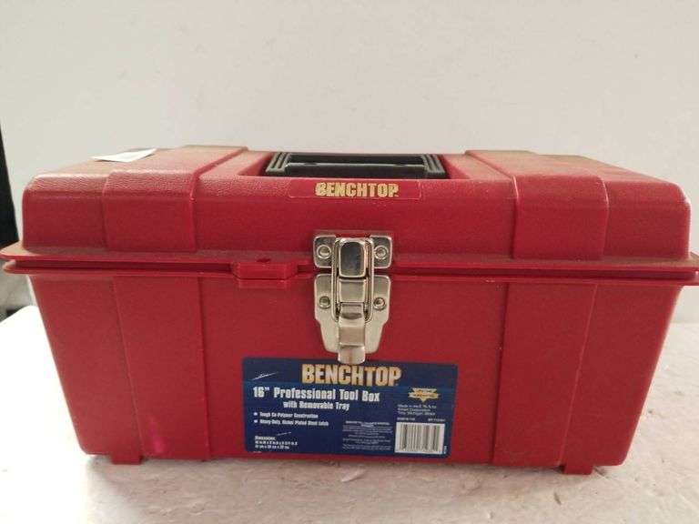 Benchtop 16″ Professional Tool Box - Trice Auctions
