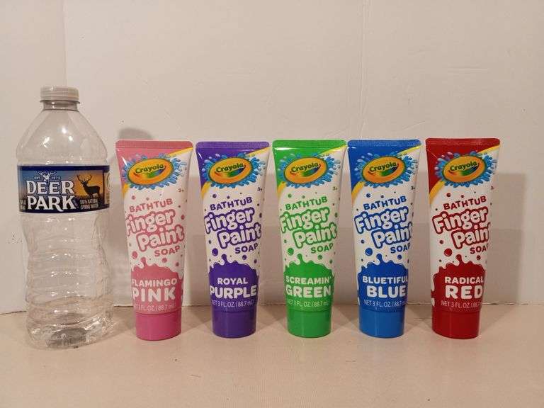 NEW Crayola Bathtub Finger Paint Soap Various Colors - 3 fl oz each (5 ...