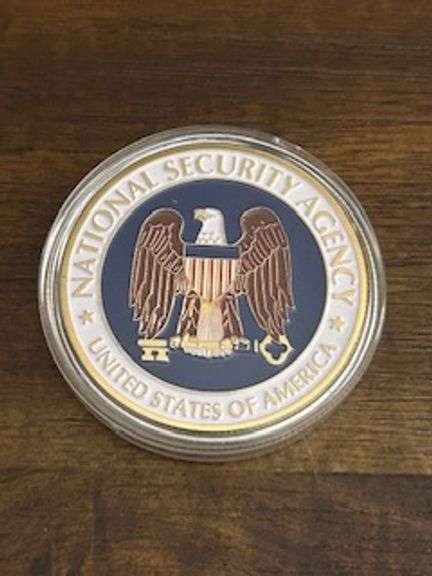 NSA Challenge Coin - Trice Auctions