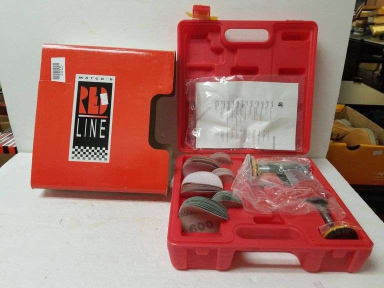 Matco Tools Redline RL430 Mini DA Sander Kit - Trice Auctions