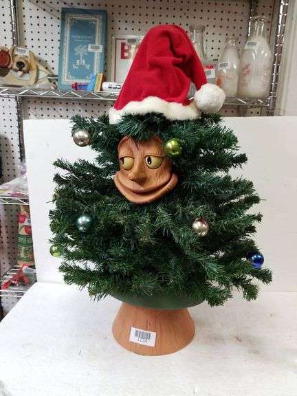 **VIDEO** Vintage Animated Singing Christmas Tree Decoration – Sings as ...