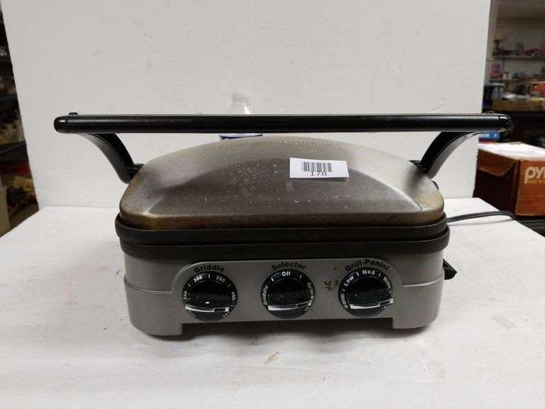 Cuisinart Griddler Gourmet Panini Press - Trice Auctions