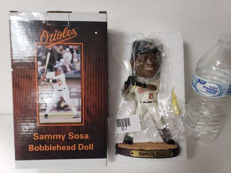 Sammy Sosa Orioles Bobblehead Doll - Trice Auctions