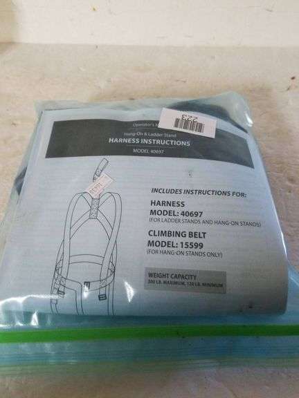 Harness and Climbing Belt Set - Trice Auctions