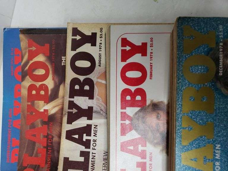 Vintage Playboy Magazines Collection 1975-1978 - Trice Auctions