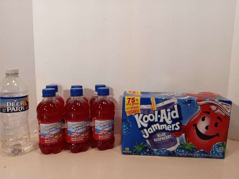 NEW Kool-Aid Jammers Blue Raspberry Pouches & Hawaian Punch - 10 FL oz ...
