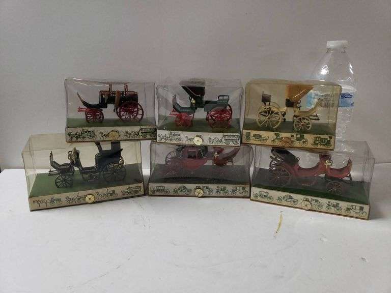 Set of Vintage Model Horse-Drawn Carriages - Trice Auctions