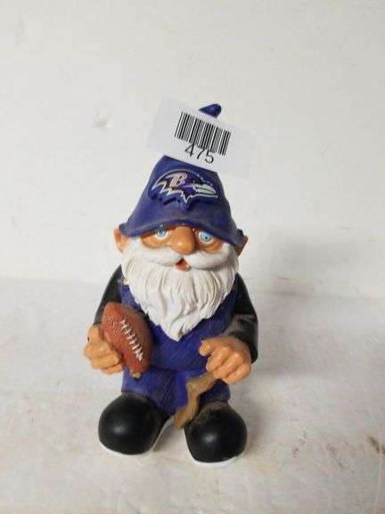 Baltimore Ravens Garden Gnome - Trice Auctions