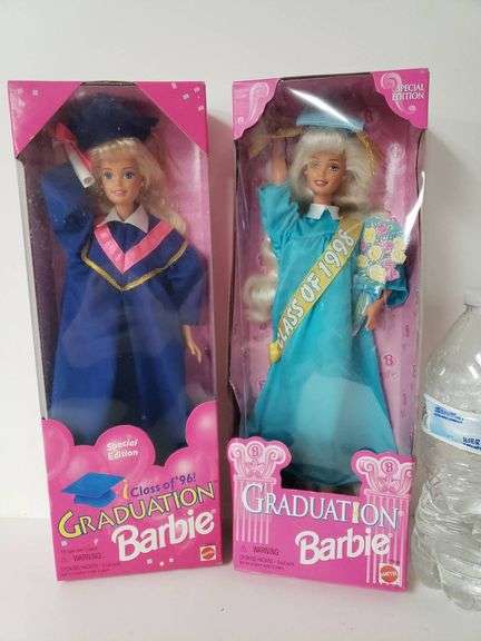 Graduation Barbie Dolls - Class of 1961 and Class of 1998 - Trice Auctions