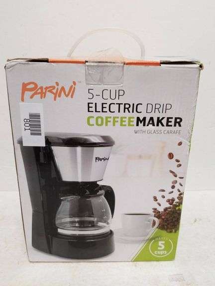 Parini 5-Cup Electric Drip Coffee Maker - Trice Auctions