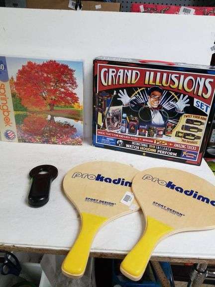 Springbok Puzzle, Magic Set, and Kadima Paddles - Trice Auctions