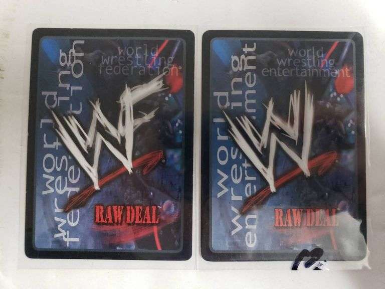 WWE Raw Deal Trading Cards Signed Lot - Trice Auctions