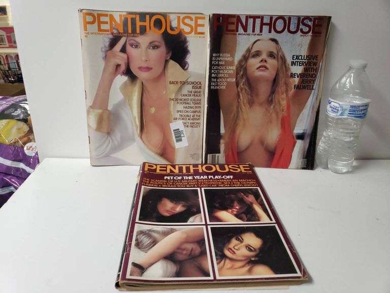 Vintage Penthouse Magazines Lot - 1980s and 1990s - Trice Auctions