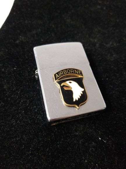 Zippo Airborne Emblem Lighter - Trice Auctions