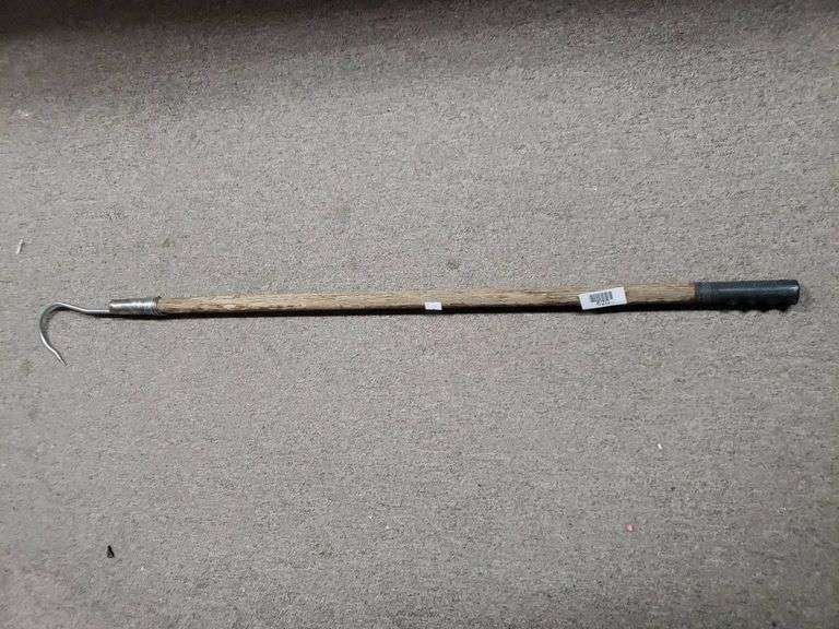 Wood-handled metal hook tool - Trice Auctions