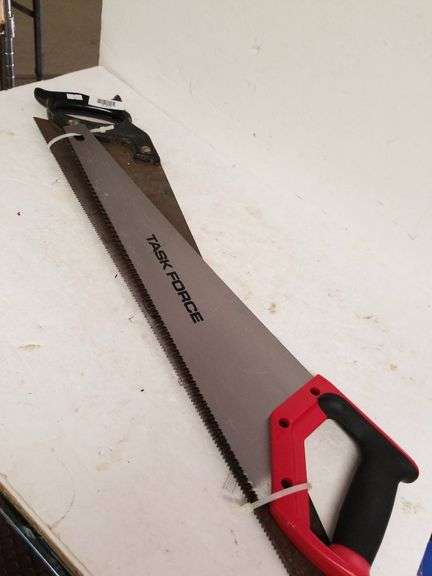 Task Force hand saw and vintage saw set - Trice Auctions