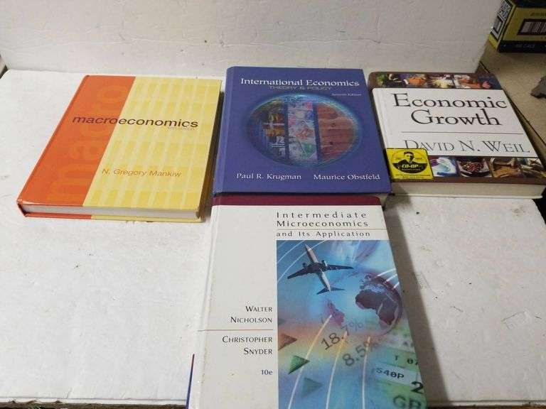 Lot of 4 Economics Textbooks - Trice Auctions
