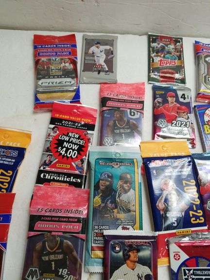 Assorted Sport Cards Packs - Trice Auctions