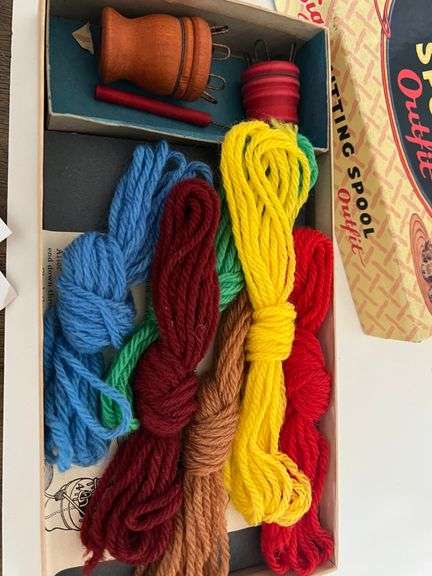 Big Knitting Spool by Parker Brothers great condition vintage - Trice ...