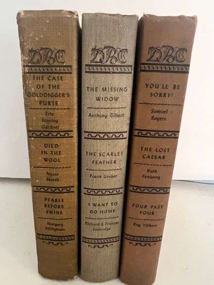 3 Vintage Books 1945/1948 Copyrighted The Detective Book Club 3 stories ...