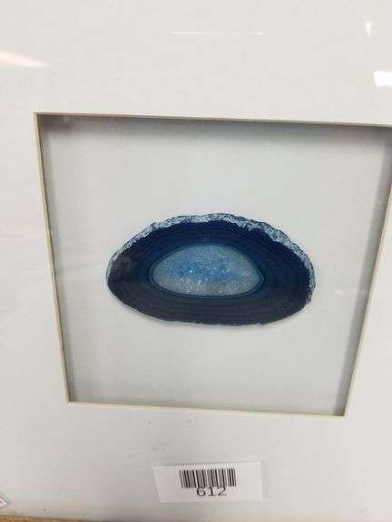 Framed Geode Slice - Trice Auctions