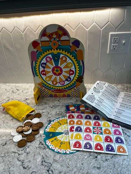 Melissa and Doug Fun at the Fair Roulette and Plinko set New in box ...