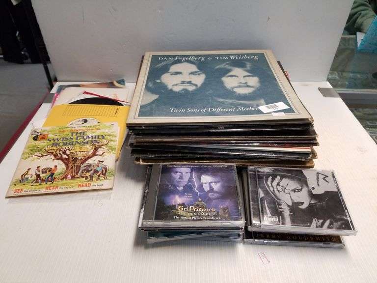 Assorted Record Albums, 45 RPMs Records & CDs - Trice Auctions