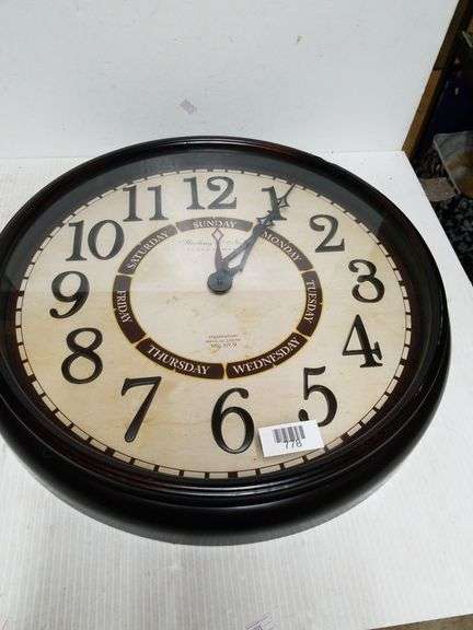 Sterling & Noble Wall Clock - Trice Auctions
