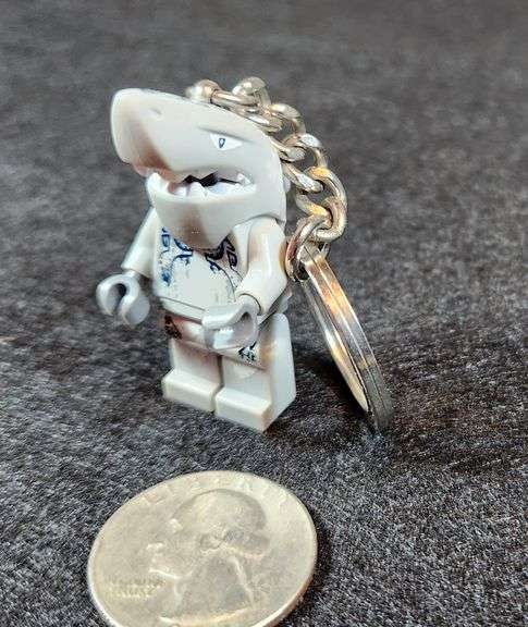 Lego "Atlantis Shark Warrior" Keychain - Trice Auctions