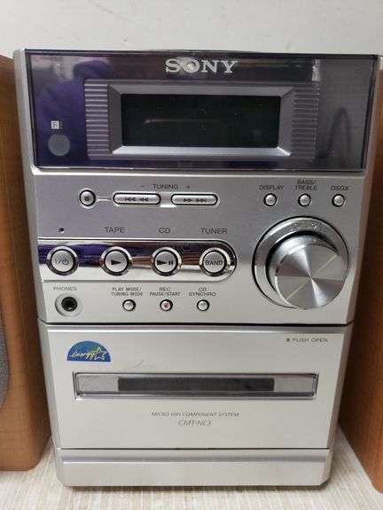 Sony Micro Hi Fi Shelf Stereo System, CD & Radio Working - Trice Auctions