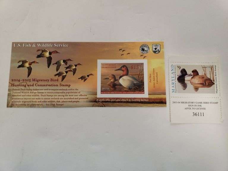 (2) Federal Duck Stamps - Trice Auctions