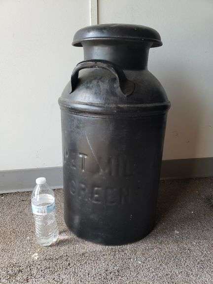Vintage Pet Milk Company Greensboro, MD Milk Can - Lid Says Queensboro ...