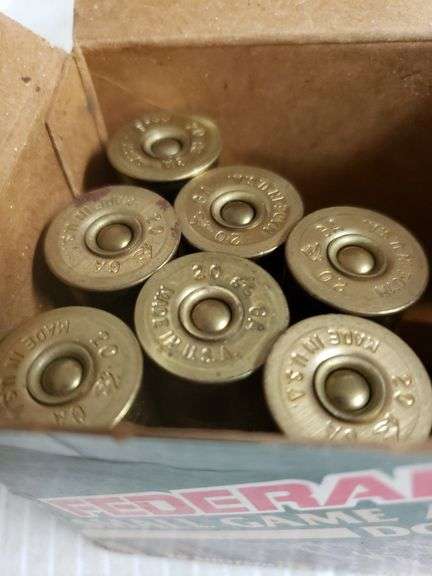 Federal 20 Gauge Shells - Trice Auctions
